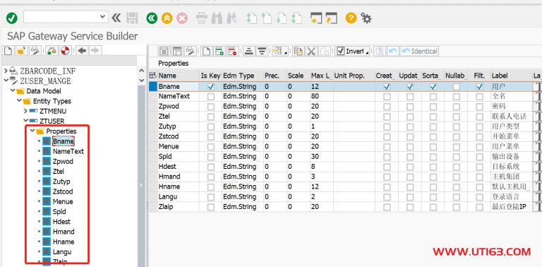 SEGW完整创建一个增删改功能的ODATA | 优通SAP
