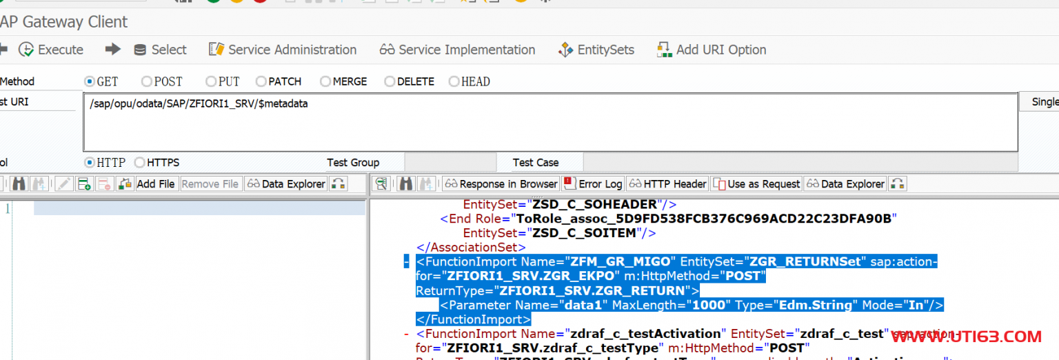 odata中Function Imports的使用 | 优通SAP